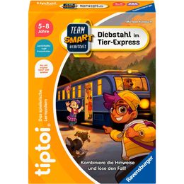 Spiel Ravensburger "tiptoi Team SMART ermittelt &ndash; Diebstahl im Tier-Express", bunt, Spiele, Kinder