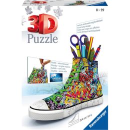 3D-Puzzle Ravensburger "Sneaker Graffiti Style", bunt, Puzzles, KinderB:21,4cm H:13,5cm, Kunststoff, Motiv, Made in Europe, B:21,4cm H:13,5cm