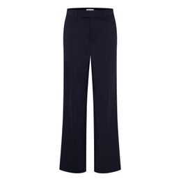 Stoffhose Pulz Jeans "Casual PZBINDY", Damen, Gr. 34, N-Gr, gr&uuml;n (schwarz sapphire), Obermaterial: 53% Baumwolle CO. 44% Polyester PES. 3% Elasthan EL., Hosen Stoffhose