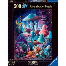 Puzzle Ravensburger "Star Line, Pilze im Mondschein", bunt, Puzzles, KinderB:49cm H:36cm, Pappe, Motiv, Made in Germany, B:49cm H:36cm
