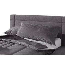 Dekokissen, grau (grau, unifarben), B:40cm L:80cm, Polyester, Westfalia Schlafkomfort, Dekokissen_Sitzkissen_Kissenh&uuml;llen, (2 Stck.)