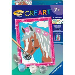 Malen nach Zahlen Ravensburger "CreArt, H&uuml;bsche Stute", bunt, Malvorlagen, KinderB:8,5cm H:12cm, Made in Europe, B:8,5cm H:12cm