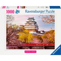 Puzzle Ravensburger "Beautiful Castles - Burg Himeji, Japan", bunt, Puzzles, KinderB:70cm H:50cm, Pappe, Motiv, Made in Germany, B:70cm H:50cm