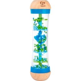 Greifspielzeug HAPE "Regenmacher", blau, Greifspielzeug, BabyB:6cm H:20cm L:6cm, Holz, Kunststoff, B:6cm H:20cm L:6cm