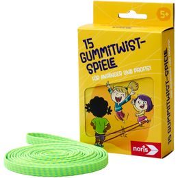 Spiel Noris "Gummitwist Spiele", gelb (bunt), Spiele, Kinder