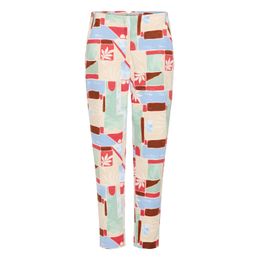 Stoffhose Ichi "Casual Hose IHKATE", Damen, Gr. L, N-Gr, bunt (multi tile aop), Obermaterial: 74% Polyester Pol. recyc.. 22% Viskose CV. 4% Elasthan EL., Hosen Stoffhose