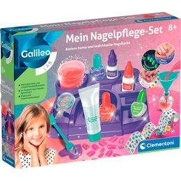 Experimentierkasten Clementoni "Galileo Lab, Mein Nagelpflege-Set", bunt, Experimentierk&auml;sten, Kinder, Made in Europe