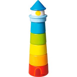 Stapelspielzeug Haba "Leuchtturm", bunt, Stapelspielzeug, Baby, Holz