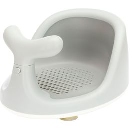Badesitz fillikid "Wal", Baby, grau (grau, wei&szlig;), Kunststoff, Baby-Badesitze