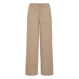 Stoffhose Fransa "Casual FRBLAZER", Damen, Gr. 38, N-Gr, blau (brindle), Obermaterial: 74% Polyester PES. 22% Viskose CV. 4% Elasthan EL., Hosen Stoffhose