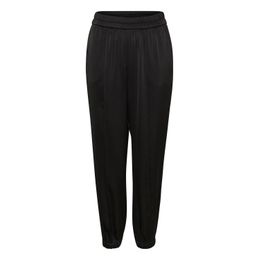 Stoffhose Kaffe "Casual Hose KAingrid", Damen, Gr. 34, N-Gr, schwarz (schwarz deep), Obermaterial: 100% Polyester PES., Hosen Stoffhose