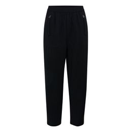 Stoffhose Kaffe "Casual Hose KAsonja", Damen, Gr. 36, N-Gr, schwarz (schwarz deep), Obermaterial: 92% Viskose CV. 8% Polyester PES., Hosen Stoffhose