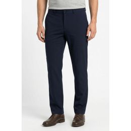 Chinohose OLYMP "Jogg Jersey Toronto", Herren, Gr. 31, L&auml;nge 32, marine, Jersey, Obermaterial: 50% Viskose, 45% Polyester, 5% Elasthan, unifarben, slim fit lang, Hosen Chinohose, slim fit, flexibler Bund