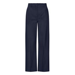 Stoffhose B.Young "Casual BYDANTA", Damen, Gr. 36, N-Gr, blau (copenhagen night), Obermaterial: 78% Polyester PES. 18% Viskose CV. 4% Elasthan EL., Hosen Stoffhose