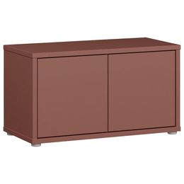 CARRYHOME Garderobenbank, Terracotta, Kunststoff, 74.5x41.5x34.9 cm, Garderobe, Garderobenb&auml;nke