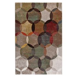 Esprit Webteppich Modernina, Mehrfarbig, Textil, Graphik, rechteckig, 160x225 cm, Textiles Vertrauen - Oeko-Tex&reg;, Hohenstein, Oeko-Tex&reg; Standard 100, f&uuml;r Fu&szlig;bodenheizung geeignet, in verschiedenen Gr&ouml;&szlig;en erh&auml;ltlich, Hausstauballergiker Fasern thermofixiert (heatset), Teppiche & B&ouml;den, Teppiche, Moderne Teppiche