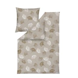Estella Bettw&auml;sche Atelier, Sand, Textil, Floral, 135x200 cm, Textiles Vertrauen - Oeko-Tex&reg;, hautfreundlich, Schlaftextilien, Bettw&auml;sche, Bettw&auml;sche, Flanell-Bettw&auml;sche