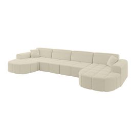 WOHNLANDSCHAFT LIVO-U2 - 400x173x79,5 cm Beige