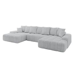 WOHNLANDSCHAFT ENSI-U - 353x164x69 cm Grau