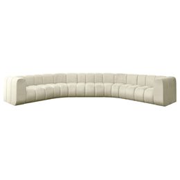 WOHNLANDSCHAFT modulares Sofa Lazro-U1 - 373x373x70 cm Beige