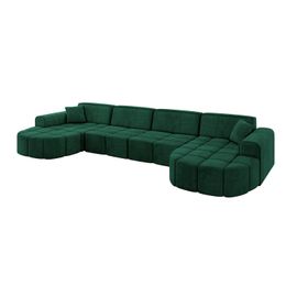 WOHNLANDSCHAFT LIVO-U2 - 400x173x79,5 cm Gr&uuml;n