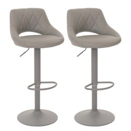MCW BARHOCKER Grau 2er-Set