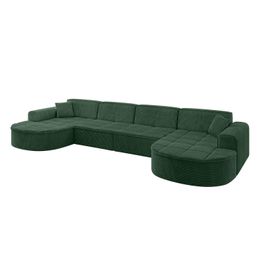 WOHNLANDSCHAFT TARO-U2 - 388x171x79,5 cm Gr&uuml;n