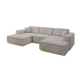 WOHNLANDSCHAFT IREA-U1-v2 - 303x171x83 cm Hellbraun