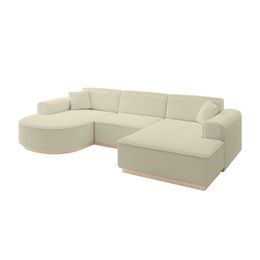 WOHNLANDSCHAFT ARRIO-U1 303x171x83 cm Creme