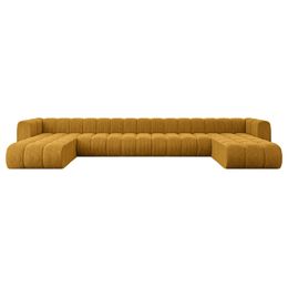 WOHNLANDSCHAFT modulares Sofa Joren-U3 - 501x177x70 cm Senfgelb