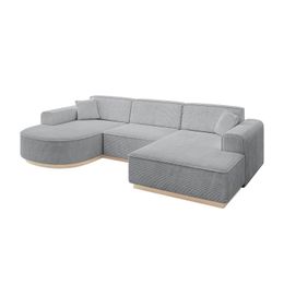 WOHNLANDSCHAFT ARRIO-U1 303x171x83 cm Grau