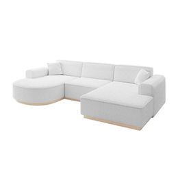 WOHNLANDSCHAFT ARRIO-U1 303x171x83 cm Wei&szlig;