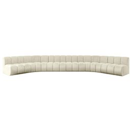 WOHNLANDSCHAFT modulares Sofa Montra-U2 - 581x174x70 cm Beige