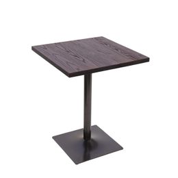 MCW BISTROTISCH eckig Dunkelbraun