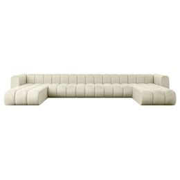 WOHNLANDSCHAFT modulares Sofa Joren-U3 - 501x177x70 cm Beige