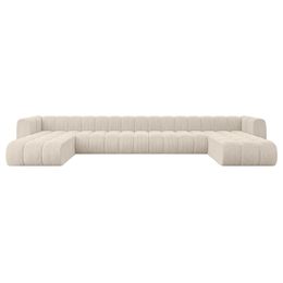 WOHNLANDSCHAFT modulares Sofa Joren-U3 - 501x177x70 cm Beige