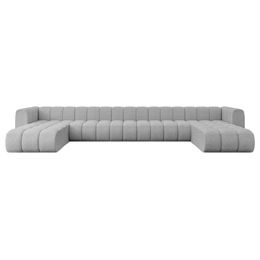 WOHNLANDSCHAFT modulares Sofa Joren-U3 - 501x177x70 cm Hellgrau