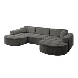 WOHNLANDSCHAFT TARO-U1 - 303x171x79,5 cm Dunkelgrau