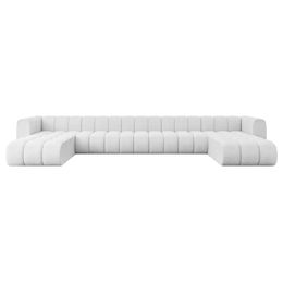 WOHNLANDSCHAFT modulares Sofa Joren-U3 - 501x177x70 cm Wei&szlig;