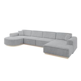 WOHNLANDSCHAFT ARRIO-U2 303x171x83 cm Grau