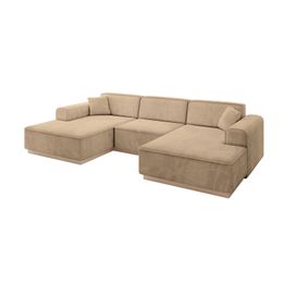 WOHNLANDSCHAFT IREA-U1 - 303x171x83 cm Beige