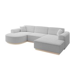 WOHNLANDSCHAFT ARRIO-U1 303x171x83 cm Hellgrau