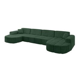 WOHNLANDSCHAFT LIVO-U2 - 400x173x79,5 cm Gr&uuml;n