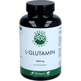 Heilpflanzenwohl GmbH Green Naturals L-Glutamin 3000 mg vegan Kapseln 180 St