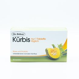 K&uuml;rbis nur 1 Tablette t&auml;glich Dr.B&ouml;hm 90 St