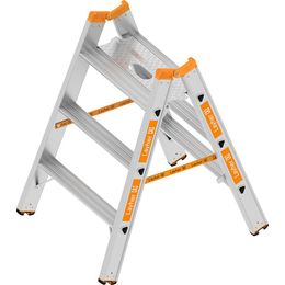 Layher Schwerlasttritt, Tragf&auml;higkeit 200 kg, 2 x 3 Stufen