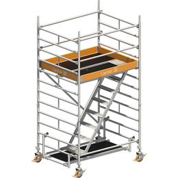 Layher Universal-Fahrger&uuml;st, mit Standleiter, Plattform 1,80 x 1,50 m, Ger&uuml;sth&ouml;he 3,43 m