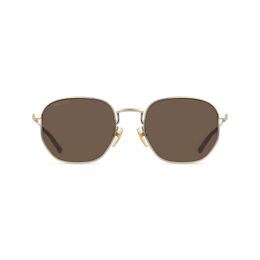 Gucci GG2095S | Herren-Sonnenbrille | Fassung: Vollrand, Rund, Metall, Gold | Glasfarbe: Braun