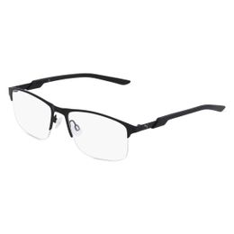 Puma PU0383O Brille Unisex | Fassung: Vollrand, Quadratisch, Schwarz