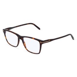 Tom Ford FT5817-B Brille Unisex | Fassung: Vollrand, Quadratisch, Havanna